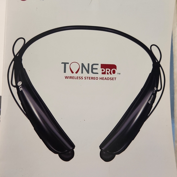 LG | Headphones | Lg Tone Pro Bluetooth Headset Black | Poshmark